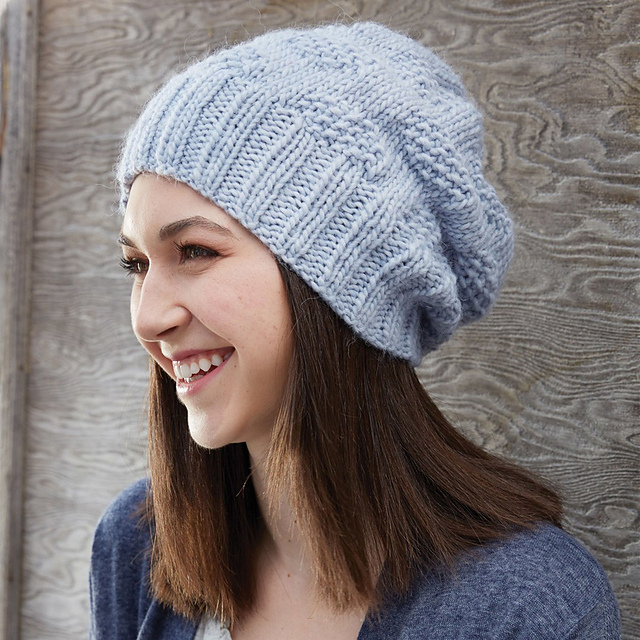 Ravelry: Polka Dot Knit Hat pattern by Yarnspirations Design Studio