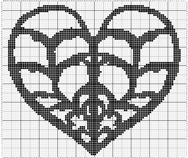 Ravelry: Lace Heart pattern by Lady Ewelyn