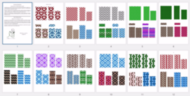 Ravelry: 11x3 color charts for Valentine's Day Hat pattern by Elzbieta ...