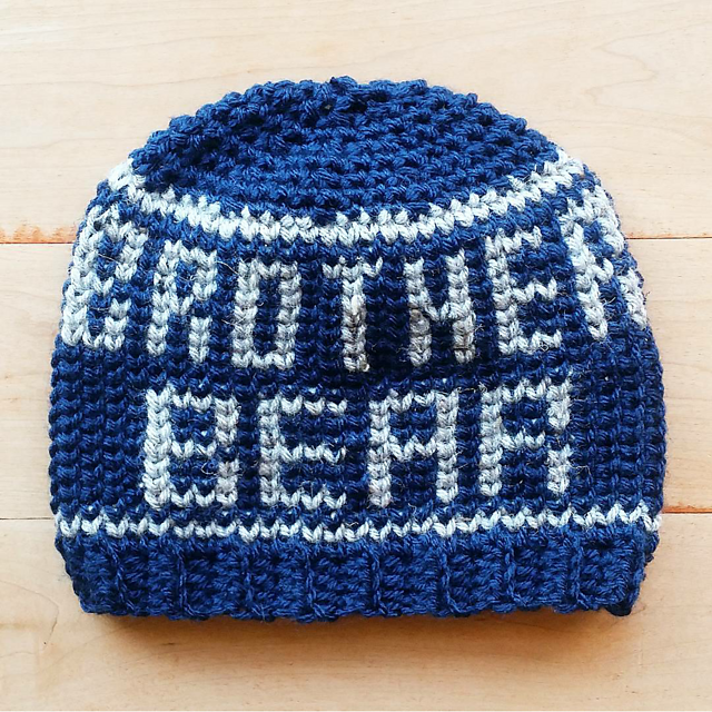 Ravelry: Crochet Brother Bear Beanie pattern by Justyna Srock