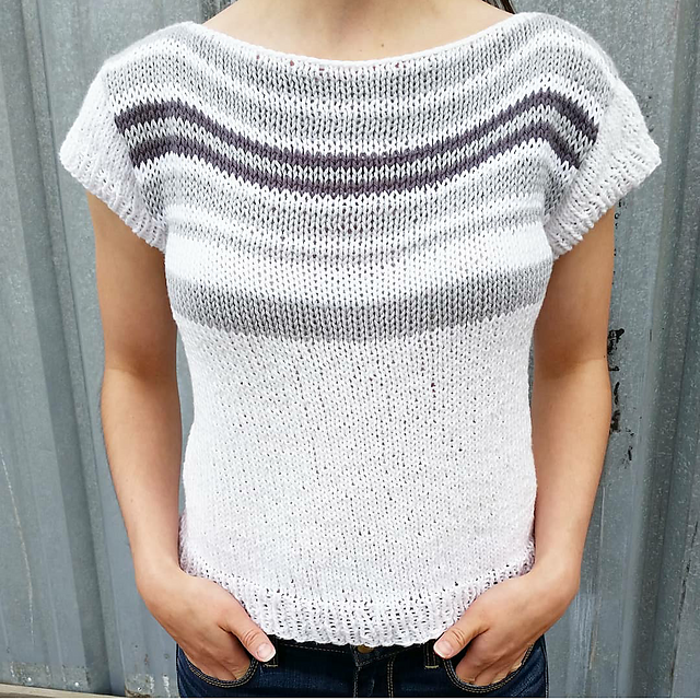 Ravelry: Simple Striped Tee pattern by Justyna Srock