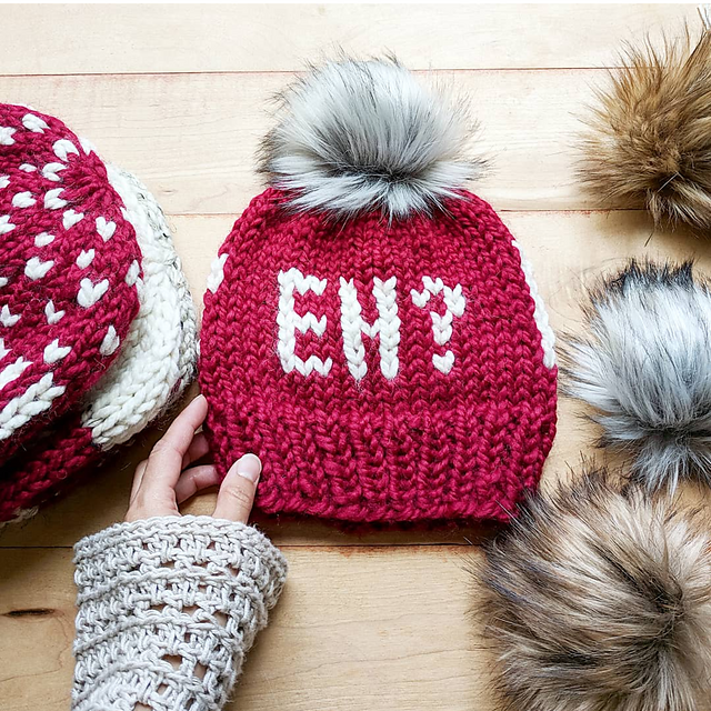 Ravelry: Eh? Beanie pattern by Justyna Srock