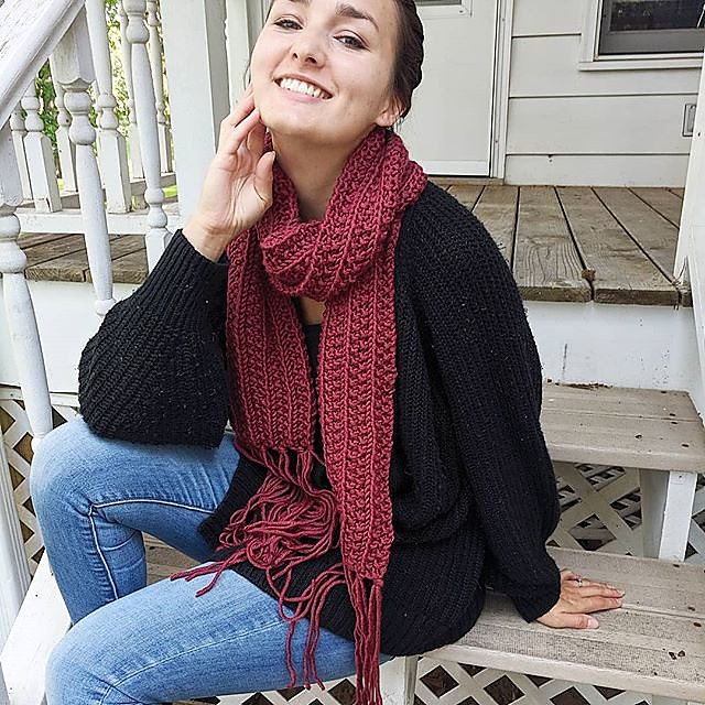 Ravelry: Justyna Scarf pattern by Justyna Srock