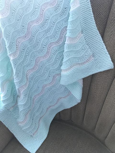 Ravelry: Waves Baby Blanket pattern by LadyshipDesigns