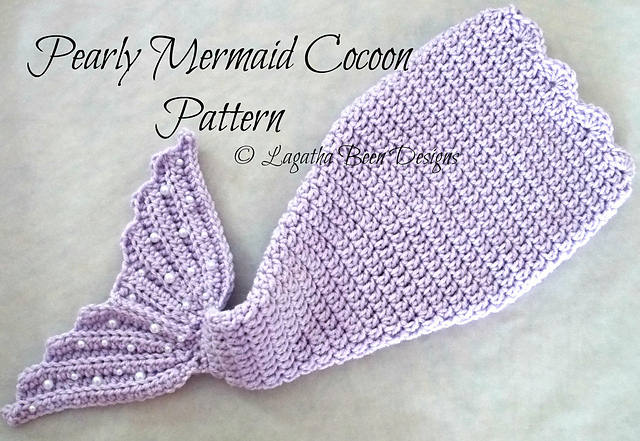 Crochet Pattern For Mermaid Cocoon