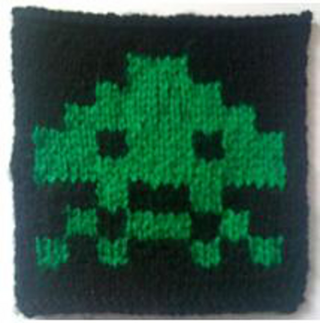 Ravelry: Space Invader Patch pattern by Rachel Murray