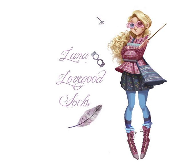 Ravelry: Luna Lovegood Socks pattern by Laine & Chaudron