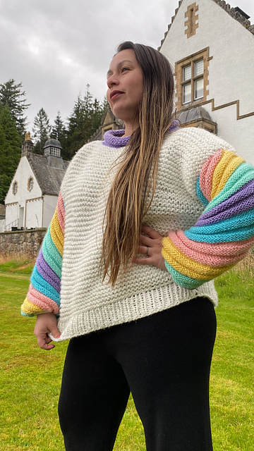Ravelry: Sweater Marshmallow pattern by Daniela Soto