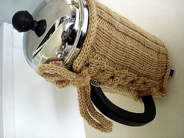Ravelry: French Press Cozy pattern by Larissa Brown