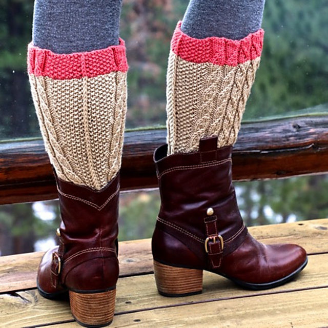 Ravelry: Reel Boot Toppers pattern by Laura Cunitz