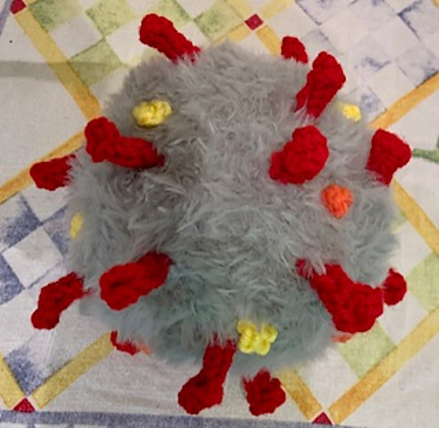 Ravelry: Covid 19 virus pattern by Laura Lawrence-Mobbs