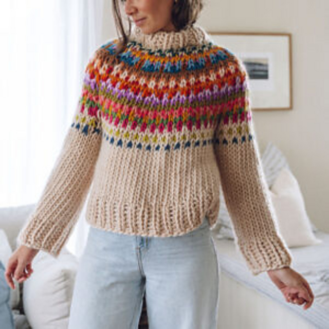 Ravelry: Yoking Around Jumper pattern by Lauren Aston Designs