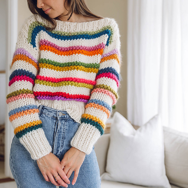 Ravelry: The Big Bump Jumper pattern by Lauren Aston Designs