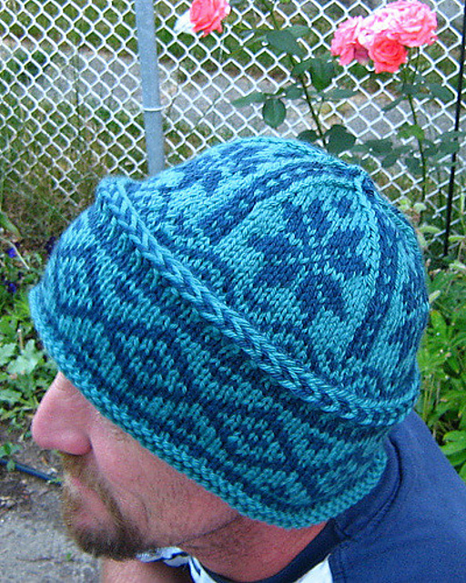 Ravelry: Triple-Patterned Watch Cap pattern by Charlene Schurch