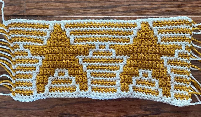 Ravelry: Starfish Sally Mosaic FATW6 pattern by Lynette Kosar