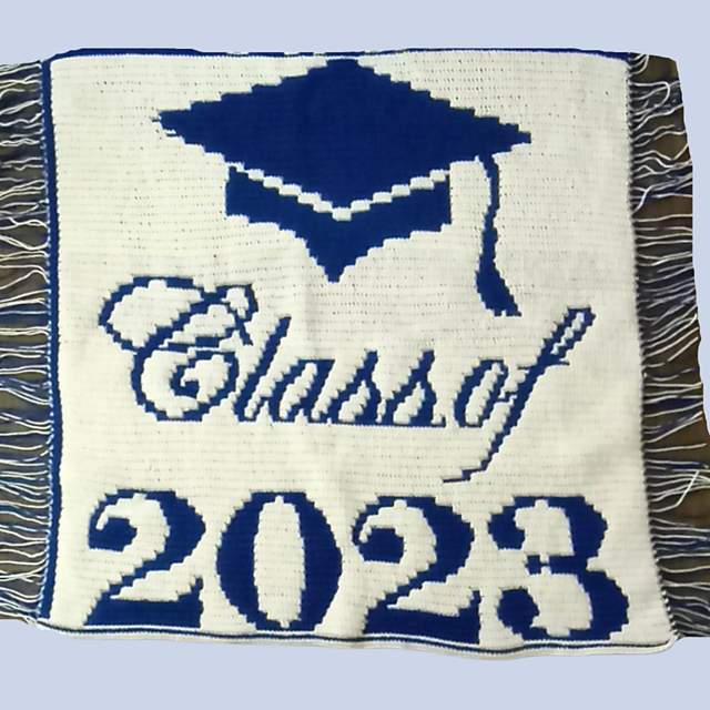 Ravelry: Class of 2023 Mosaic Throw pattern by Lynette Kosar
