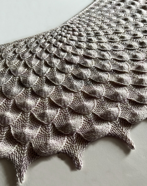 Ravelry: Kiku Dragon Shawl pattern by Lavish Craft
