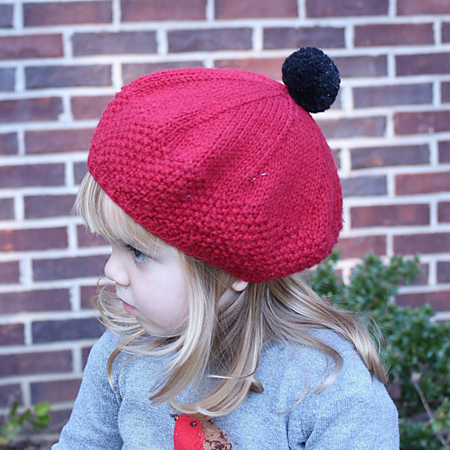 Ravelry: French Beret with PomPom pattern by Southknitwear by ALC