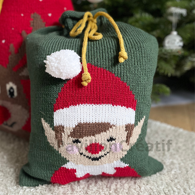 Ravelry: Christmas hood The Elf pattern by Mathilde - Le Pavillon Créatif
