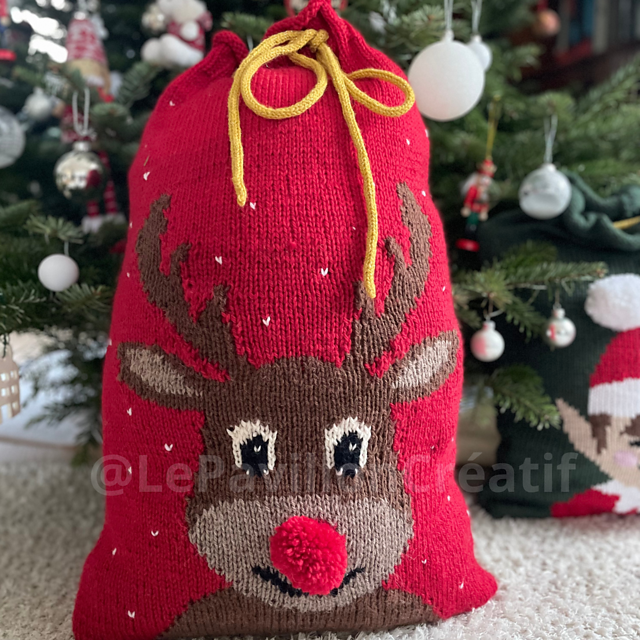 Ravelry: Christmas hood The Reindeer pattern by Mathilde - Le Pavillon ...