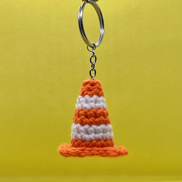 Ravelry: Traffic Cone Keychain pattern by Margaret Theo