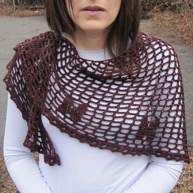 Ravelry: Filet à Papillons Shawl pattern by Lindsey Stephens