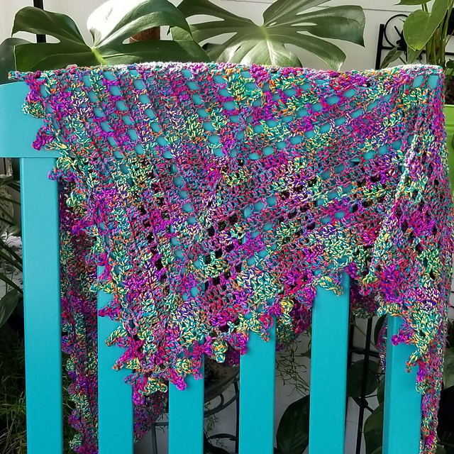 Ravelry: Easy Breezy Summer Shawl pattern by Jenn Cadorette