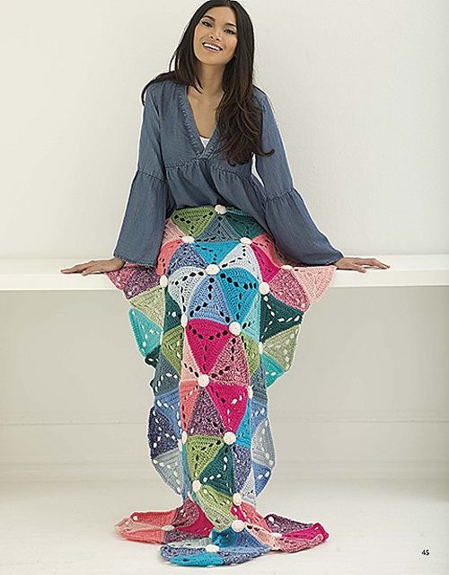 Ravelry: Wheel of Fortune Mandala Afghan pattern by Lion Brand Yarn