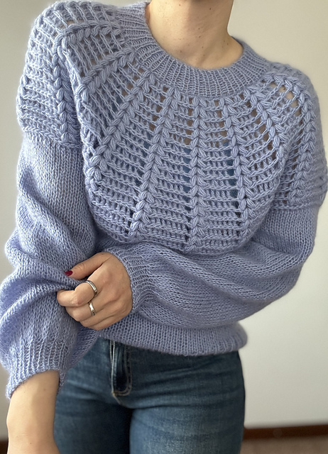 Ravelry: Snowflake Sweater pattern by LelaArapi
