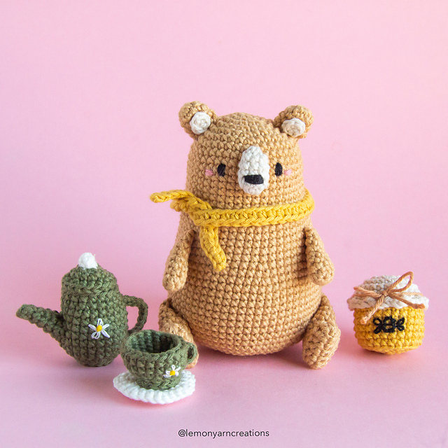 Ravelry: Bernie the Bear pattern by Lemon Yarn Creations
