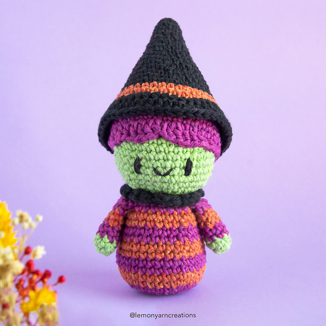Ravelry: Halloween Witch pattern by Lemon Yarn Creations