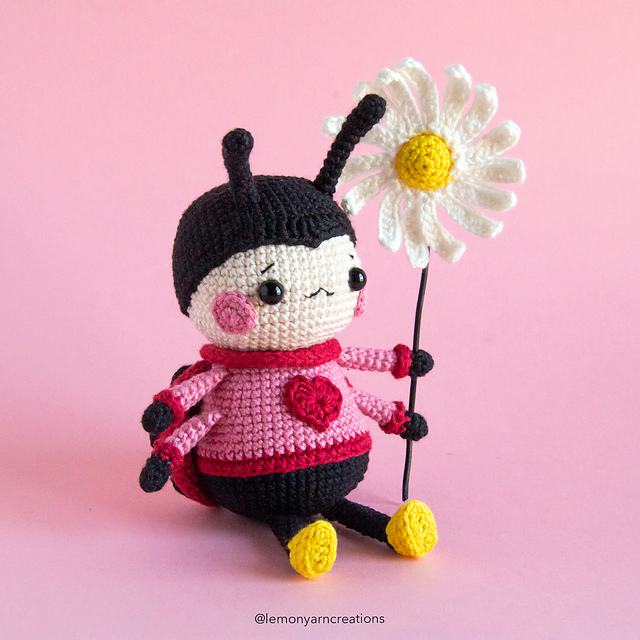 Ravelry: Lizzy the Ladybug pattern by Lemon Yarn Creations