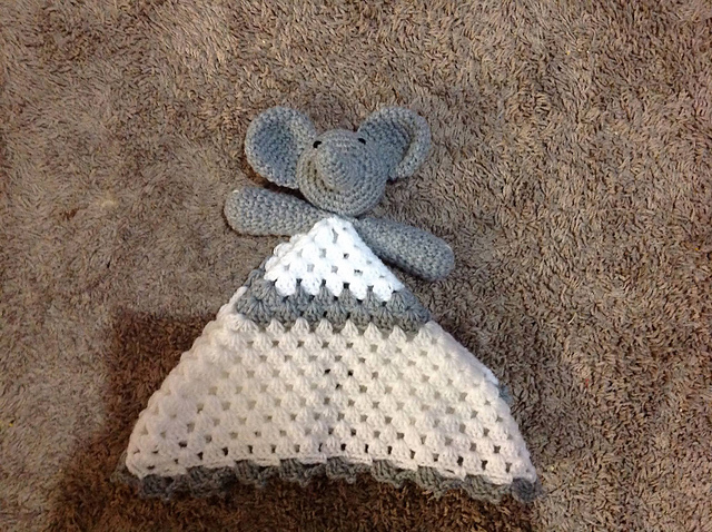 Ravelry: Elephant Snuggle Rug pattern by Selena Lazarus
