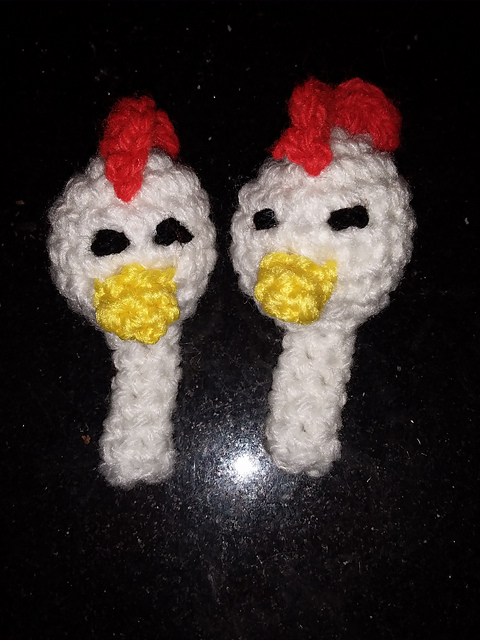 Ravelry: Chicken Pencil Topper pattern by Selena Lazarus