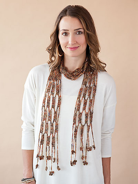 Ravelry: Strings Attached Scarf pattern by Lena Skvagerson