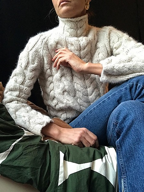 Ravelry: Kitty Roll Neck Sweater pattern by Lokal Oslo