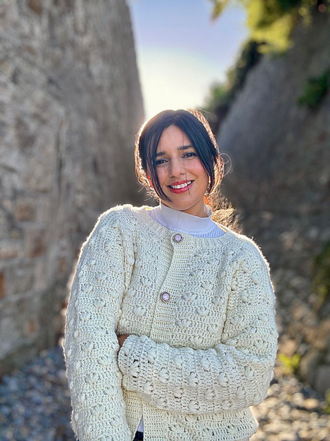 Ravelry: Blossom Cardigan pattern by Leonela Cevallos