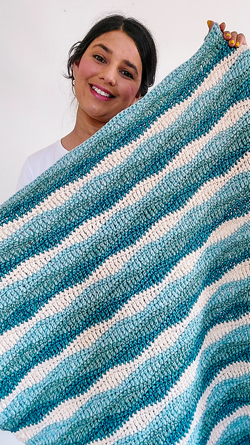 Ravelry: Beyond The Sea Blanket pattern by Leonela Cevallos
