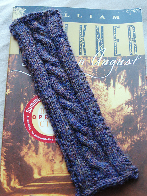 Ravelry: Cabled Bookmark pattern by Lesley Raymond
