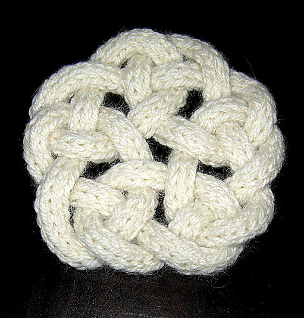Ravelry: Celtic Stonework Knot pattern by Nicky Epstein