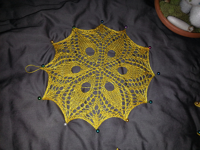 Ravelry: Six-Pointed Star Doily 2 pattern by Knitting Fool