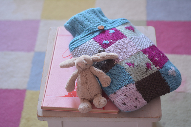 Ravelry: Rosie's Patchwork Hottie pattern by Libby Summers