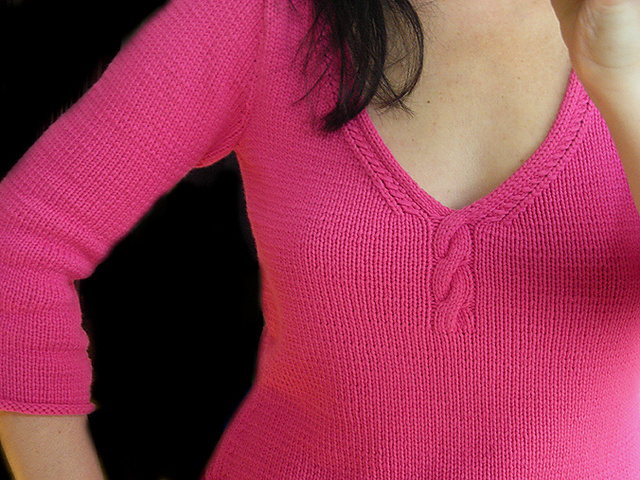 Ravelry: # 14 New Cotton Pulli pattern by Lana Grossa