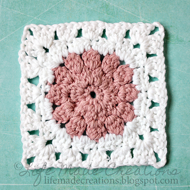 Ravelry: Puff Circle in a Granny pattern by Life Made Creations