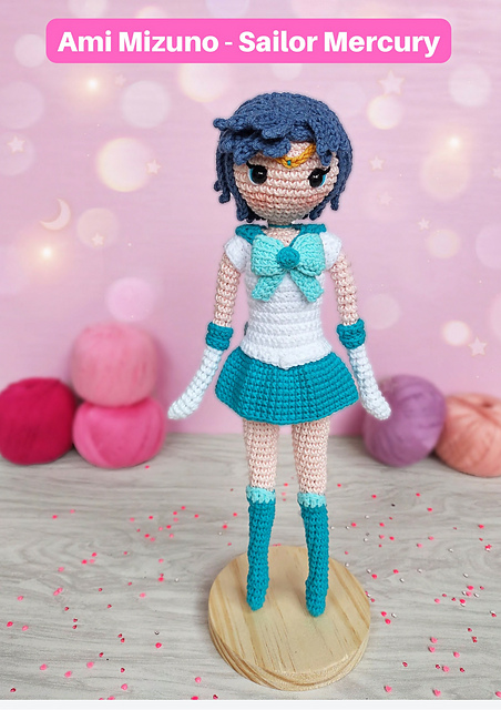 Ravelry: Sailor Mercury Ami Mizuno pattern by Ame Amis