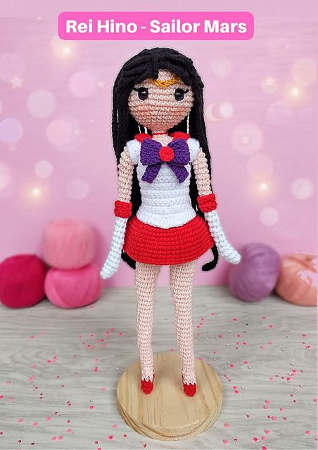 Ravelry: Sailor Mars Rei Hino pattern by Ame Amis