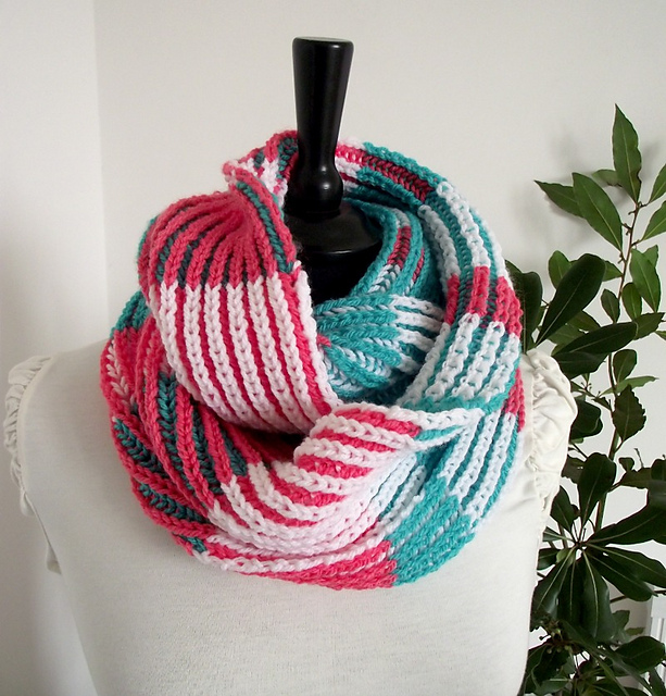 Ravelry: Bridget Brioche Scarf pattern by Lilia Vanini