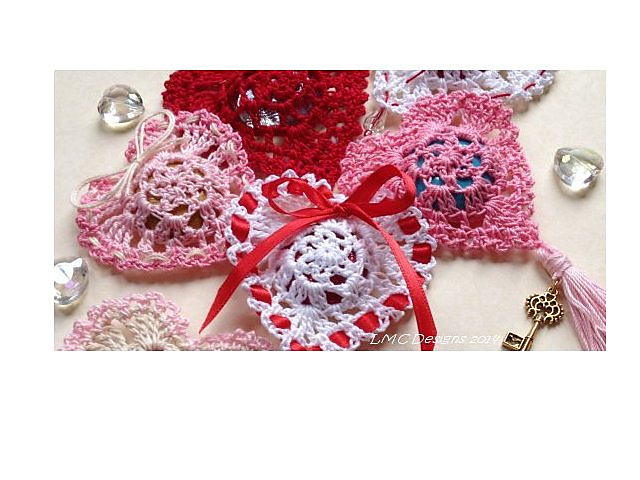Ravelry: Valentine Victorian Heart: Pink Collection pattern by LMC DESIGNS