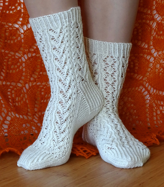 Ravelry: Melody of wool Socks pattern by Liliya Patashka