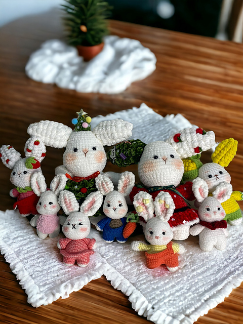 Ravelry: Rabbit Herd Collection pattern by Emily Dang